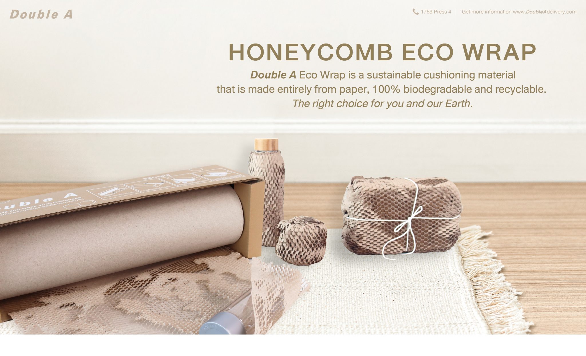 Honeycomb paper – Double A Delivery