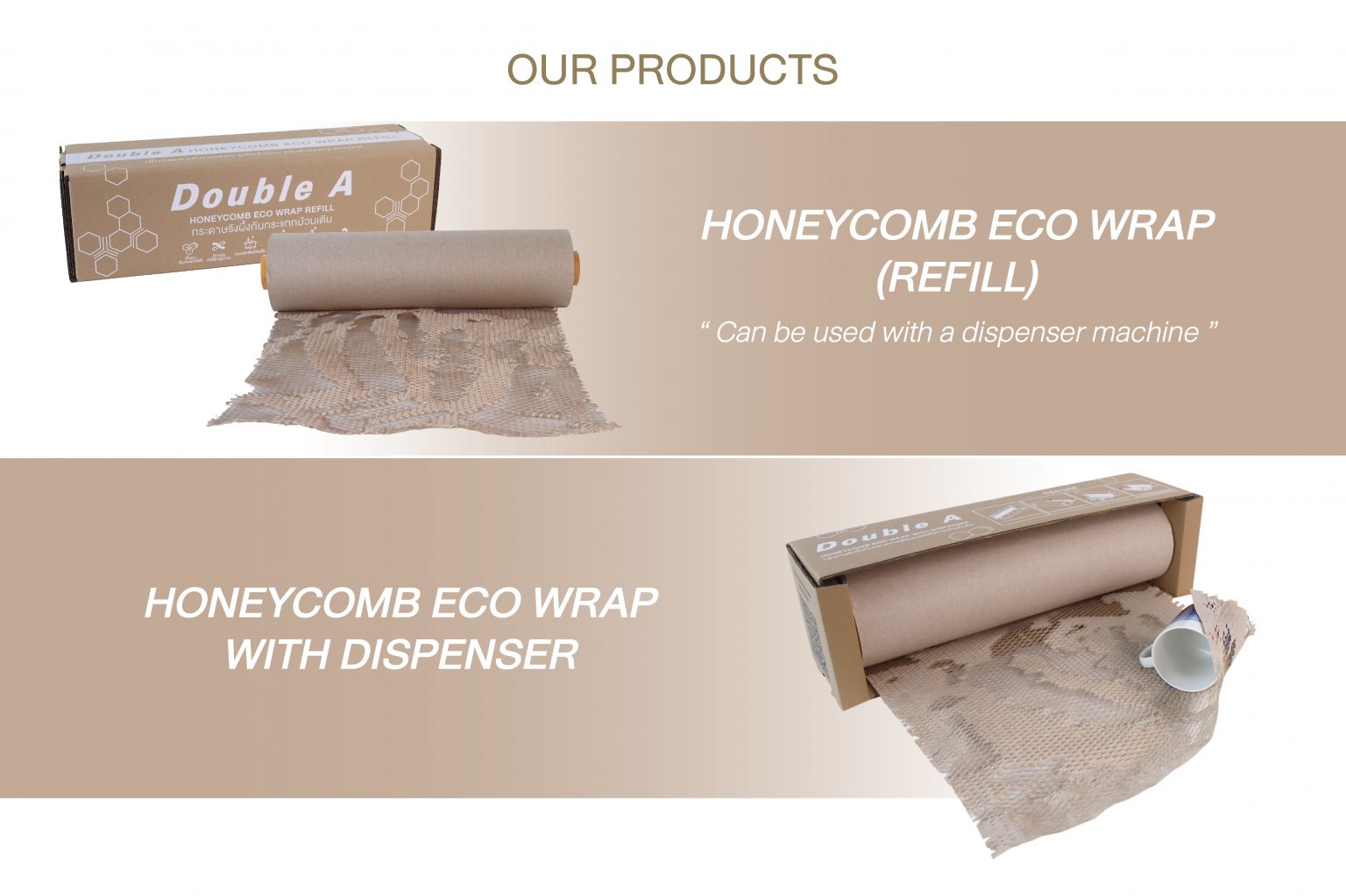 Honeycomb paper – Double A Delivery